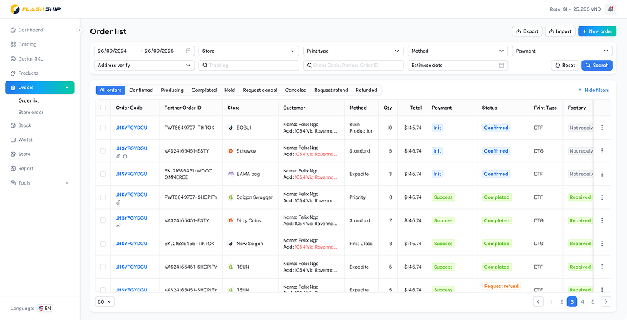 FLASHSHIP - Print On Demand & Fulfillment Service